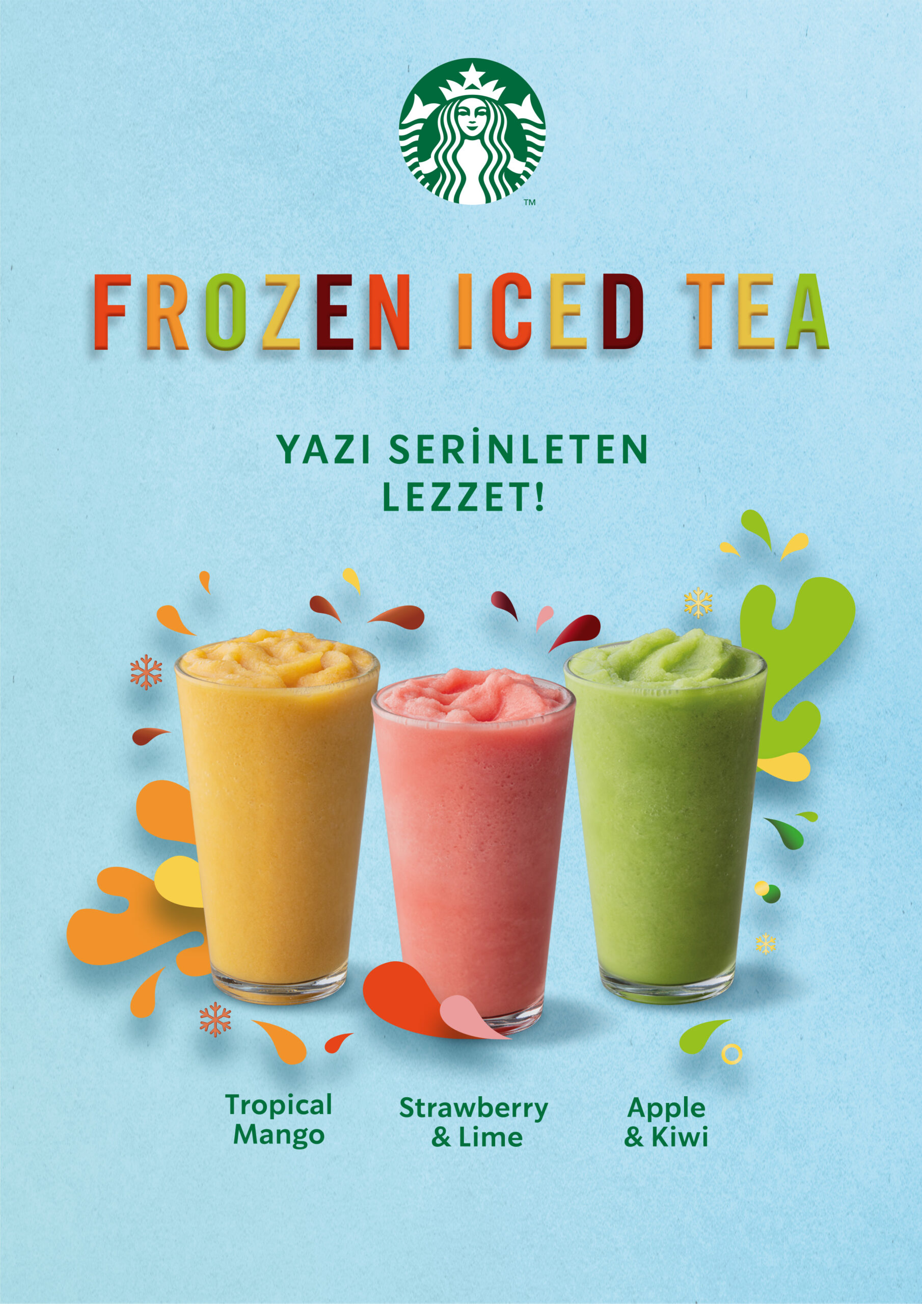 STARBUCKS, FROZEN ICED TEA İLE YAZI BAŞLATIYOR!